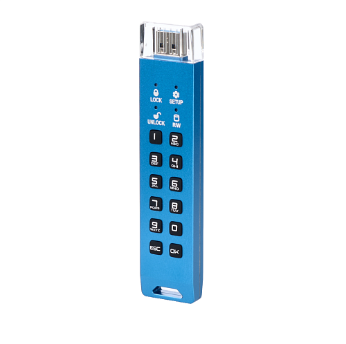 Флешка с аппаратным шифрованием DataLock PRO4 Blue 1 TB USB 3.2 купить ...